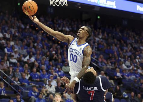 Koby Brea Scores 22 Points As No 9 Kentucky Routs Jackson State 108 59