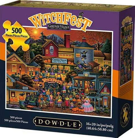 Dowdle Artistic Jigsaw Puzzle Witchfest 500 Piece Halloween Theme