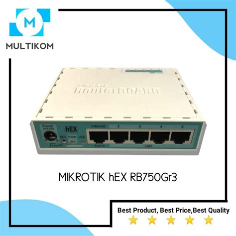 Mikrotik Routerboard Rb750 Gr3 Shopee Malaysia