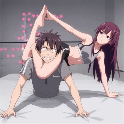 Senjougahara Hitagi Flying Headscissors 1 By Igwtm On Deviantart