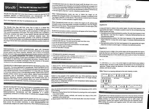 Drug Test Kit Dual Met Thc Wondfo Philippine Medical Supplies
