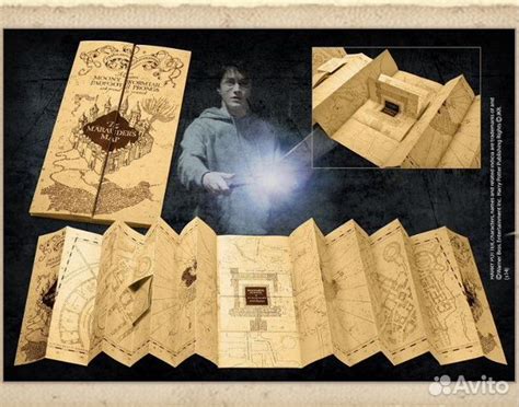 Карта мародеров гарри поттера Harry Potter 2 метра купить в Москве Хобби и отдых Авито