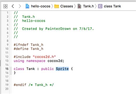 C How To Add New Class In Cocos D Project Using Xcode Stack Overflow