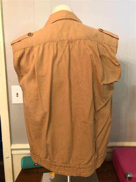 Vintage 80s Cargo Vest Etsy