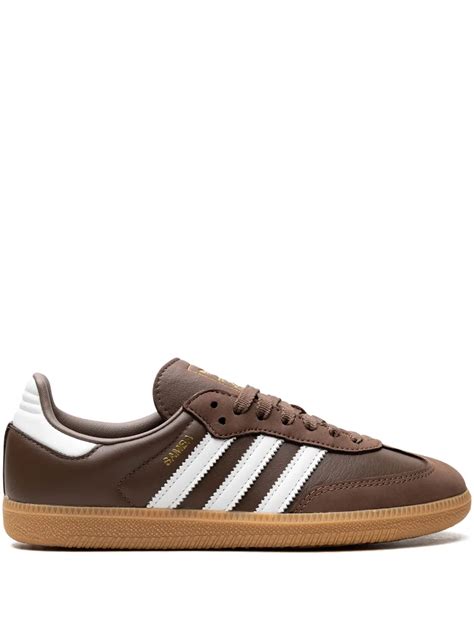Adidas Samba Og Earth Strata Gum Sneakers Braun Farfetch De