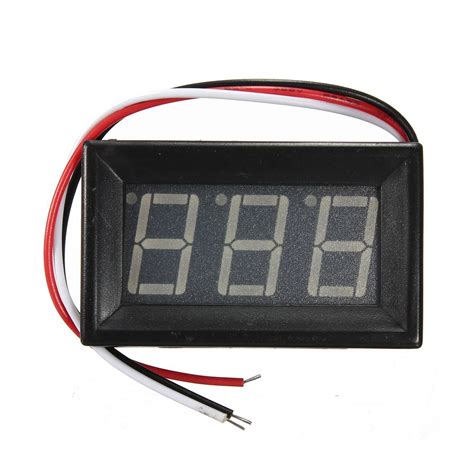 New Style Mini Digital Voltmeter Panel Meter Led Voltage Indicator With