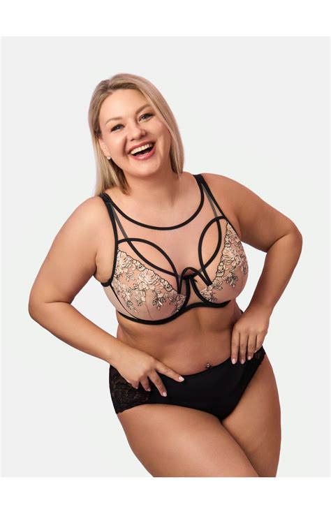 Бюстгальтер с вышивкой Rivalina 119329 Soft Full Cup на косточках