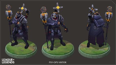 Modelo 3d De Viktor Psy Ops Crónicas De Runaterra