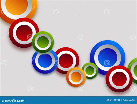 Different Color Circles Stock Illustration Illustration Of Beauty