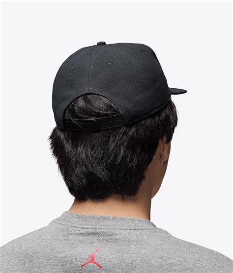 Jordan Pro Structured Flat Bill Sneaker Patch Cap Vegnonveg