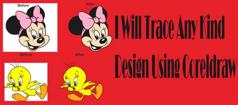 Trace And Make Vector Any Kind Design Using Coreldraw By Pwofficial