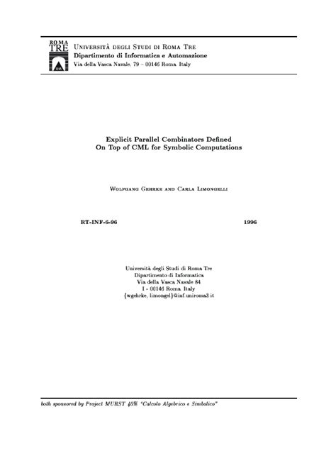 Pdf Dynamic Genericity In Imperative Languages Example In Cml Hamdy Soliman
