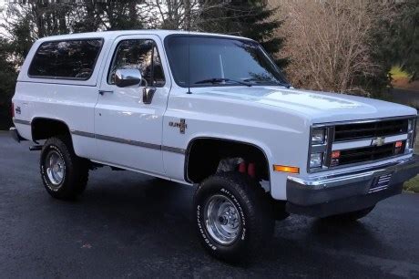 1988 Chevrolet Blazer Silverado 4×4 For Sale On Bat Auctions Closed