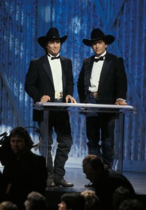 Clint Black And George Strait Host In Academy Of Country Music Awards