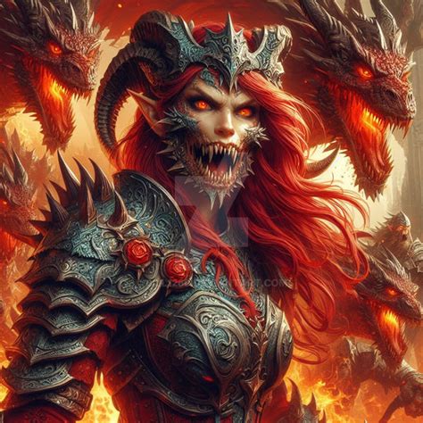 Rhadcorotherin Red Twisted Vine Now A Demon Lord By Bill1260 On