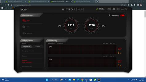 Findet Ihr das mein Nitro 5 AN517-52 "normal" läuft — Acer Community