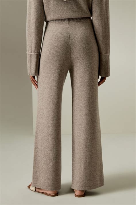 Merino Wool Wide Leg Pants