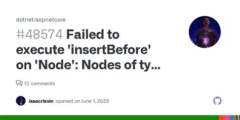 Failed To Execute Insertbefore On Node Nodes Of Type Text May