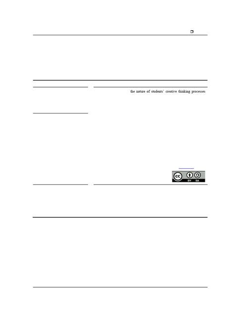 Honey And Mumford Learning Style Creative Thinking Process In Solving Statistical Problems