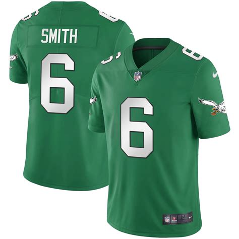 Devonta Smith Mens Philadelphia Eagles Kelly Green Gold Jersey All Stitched Shoejs Us Store