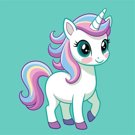 Premium Vector Beautiful Unicorn Vector