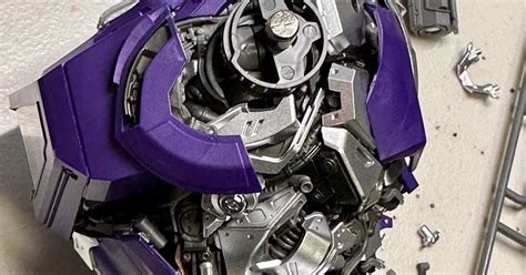 My Way 욜로파크 트랜스포머 쇼크웨이브 무비 버전 플라스틱 모델 키트 1 머리 몸통 조립 Yolopark Shockwave Movie Edition