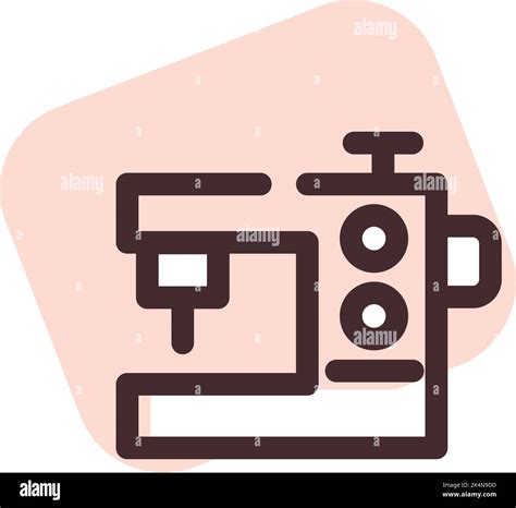 Textile Sewing Machine Illustration Vector On A White Background Stock Vector Image And Art Alamy