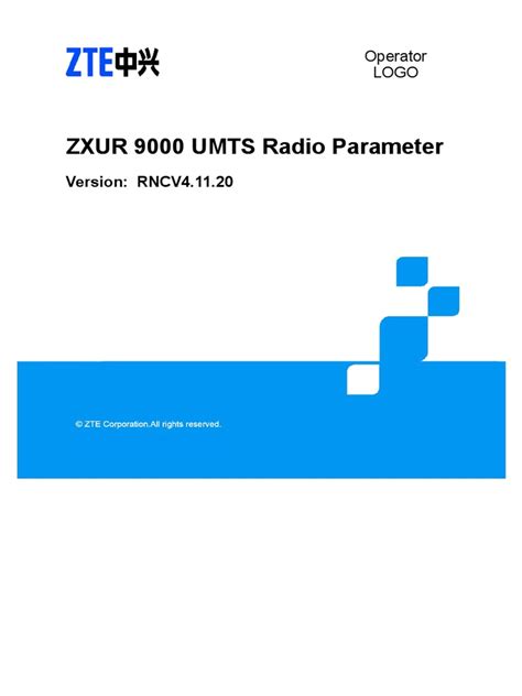 zxur umts v4 11 20 radio parameter reference pdf parameter
