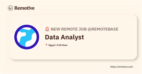 Hiring Data Analyst Remotebase