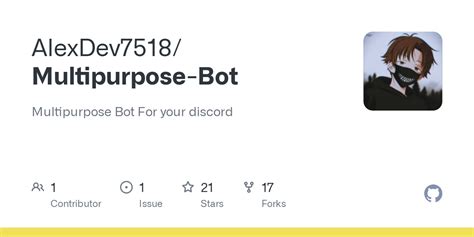 GitHub AlexDev Multipurpose Bot Multipurpose Bot For Your Discord