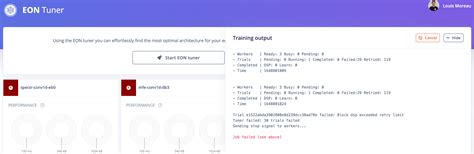 Red Clock Icon In Eon Tuner Help Edge Impulse Forum
