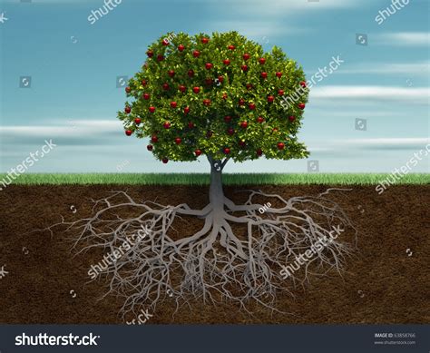 Apple Tree Roots Images Stock Photos D Objects Vectors Shutterstock