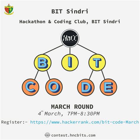 hackathon and coding club bit sindri on linkedin bitcode hncc hnccbits