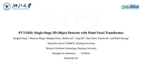 Pvt Ssd Single Stage 3d Object Detector With Point Voxel Transformer Youtube