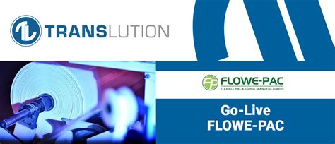 Flowe Pac Implements Translution™ Software For A Barcoded Label