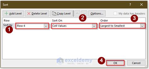 How To Sort Rows By Column In Excel Easy Methods