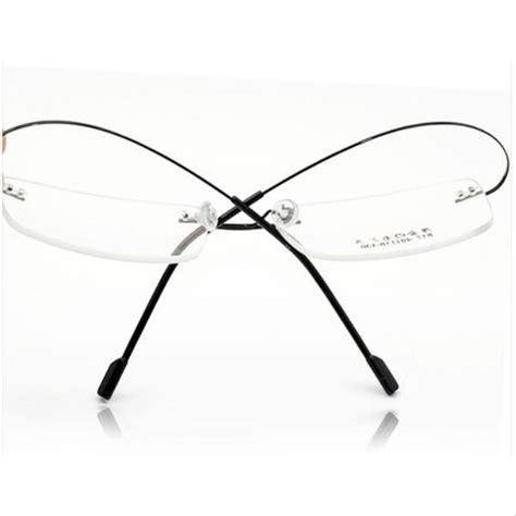 Superelastic Steel Wire Frameless Glasses Frame Ultra Light Fashion Rimless Memory Titanium
