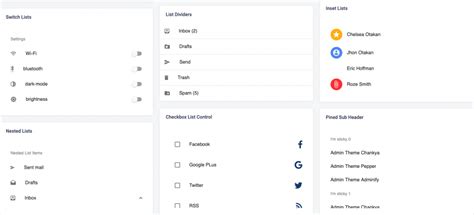 list reactify