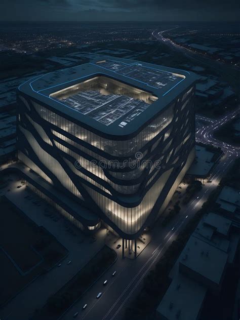 Modern Architecture Of A Cutting Edge Research Center Ai Generated