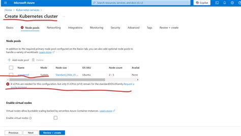 Azure Playground Getting Error While Creating Aks Azure Kodekloud