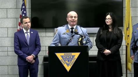 Njsp Press Conference Announcing Arrest Of Jocquise R Timmons Steven Debenedictis