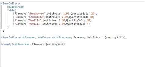 Error Mesage For Addcolumns And Groupby Functions Rpowerapps