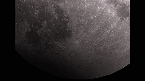 Lunar Eclipse Progression On Tycho Crater Rastrophotography