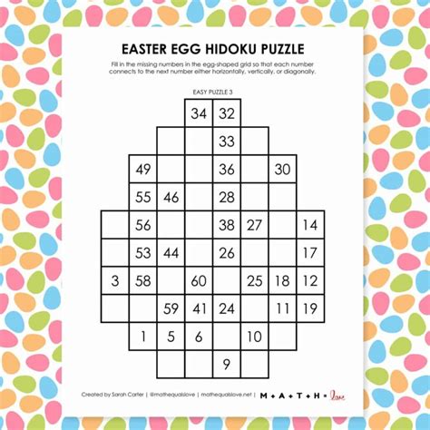 50 Square Logic Puzzles Math Love