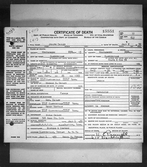 Joseph Dailey 1883 1939 Find A Grave Memorial