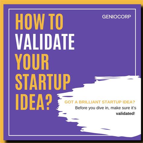 How to Validate Your Startup Idea | GENIOCORP