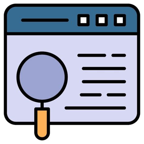 premium vector search engine vector keyword find seo and digital