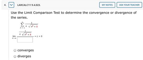 Solved 2 Larcalc11 9 4 011 My Notes Ask Your Teacher Use