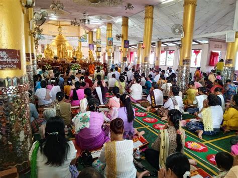 သိန္နီမြို့‌ရွှေဘုန်းပွင့်စေတီတော်မြတ် ဓမ္မာရုံတော်၌ ၁၉ ကြိမ်မြောက