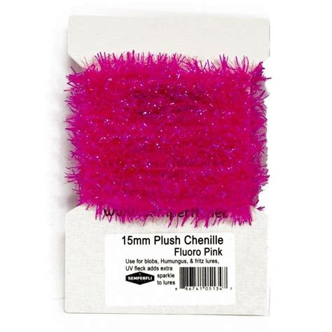 Semperfli 15mm Plush Chenille Fritz Fl Dark Pink